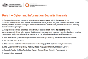 Australian Energy Sector Cyber Security Framework (AESCSF) v1.1 ...
